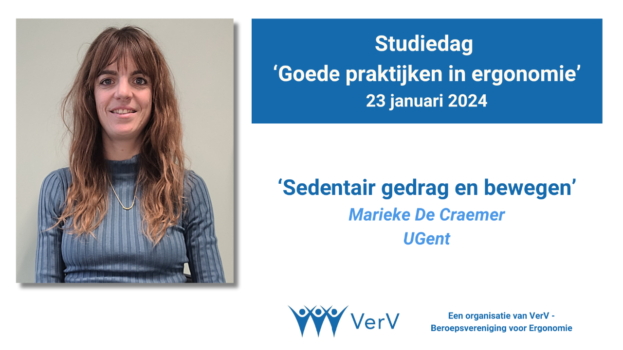 Spreker in de kijker - Marieke De Craemer :: VerV